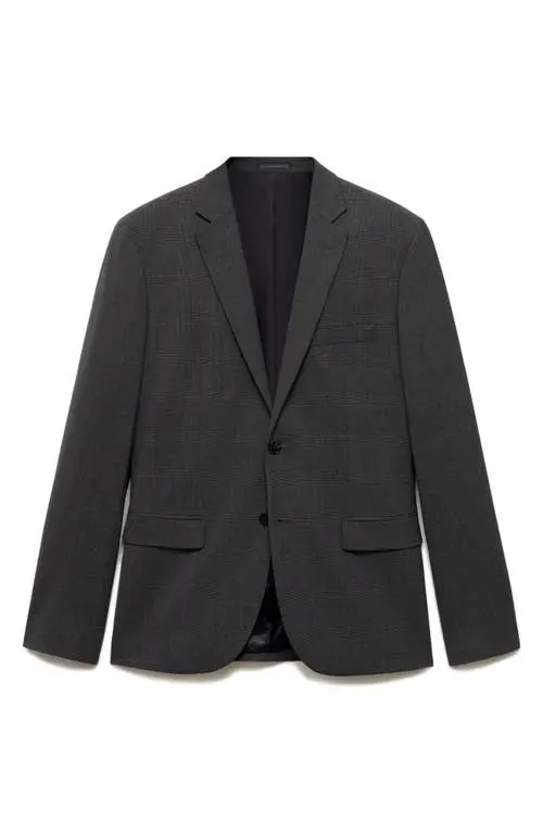 Mango Superslim Fit Stretch Sport Coat - Medium Heather Grey