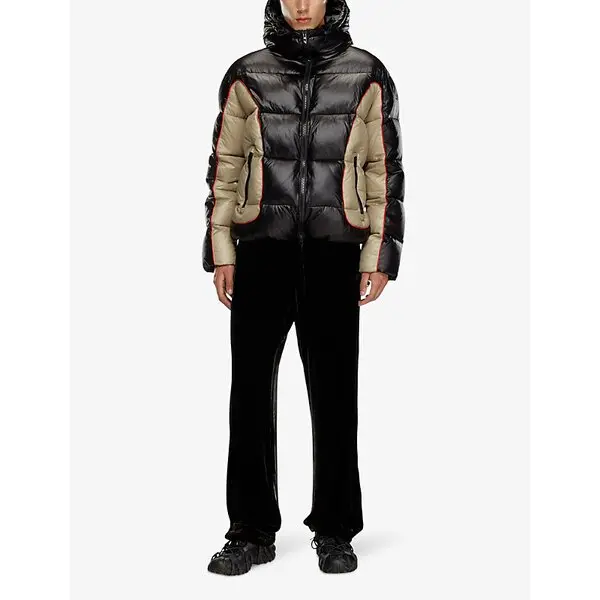 DIESEL® W-ostend Hooded Shiny-ripstop Puffer Jacket - 9xx