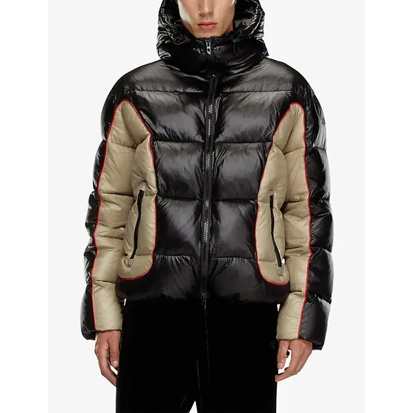 DIESEL® W-ostend Hooded Shiny-ripstop Puffer Jacket - 9xx