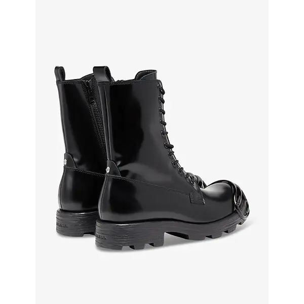 DIESEL® D-hammer Bt D Toe-guard Leather Boots - T8013