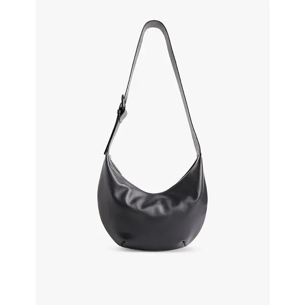 Whistles Leather Cross-body Bag - Black