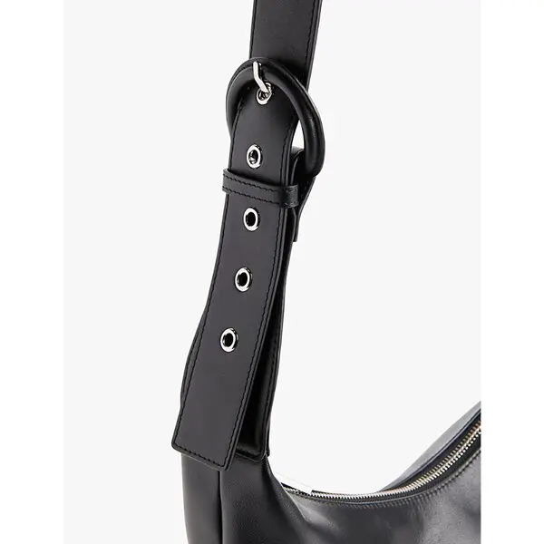 Whistles Leather Cross-body Bag - Black