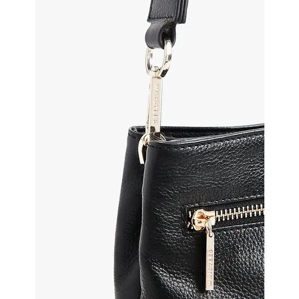 Whistles Dion Double-pouch Leather Bucket Bag