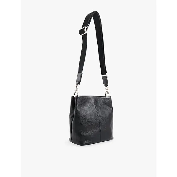Whistles Dion Double-pouch Leather Bucket Bag