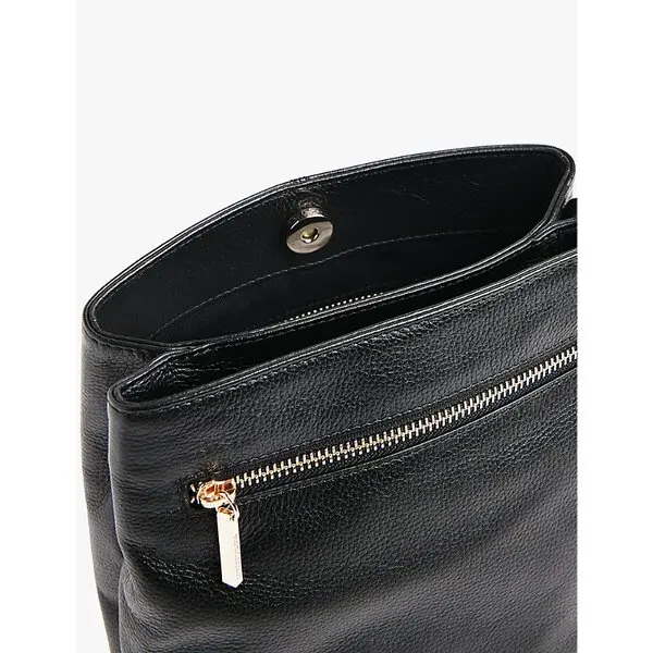 Whistles Dion Double-pouch Leather Bucket Bag