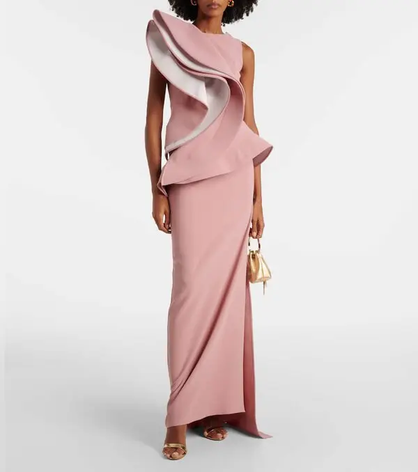 maticevski pink dress One-Shoulder Long Dress w/ Tags