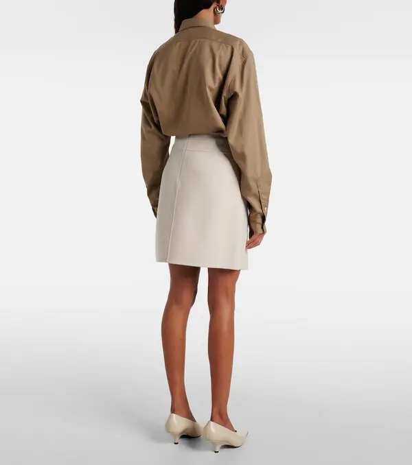 Max Mara Wool Miniskirt