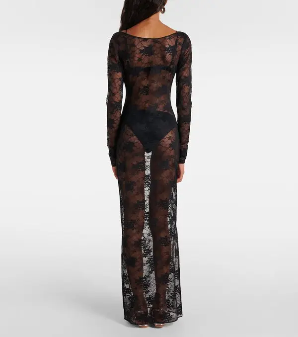 Oseree Lace Maxi Dress