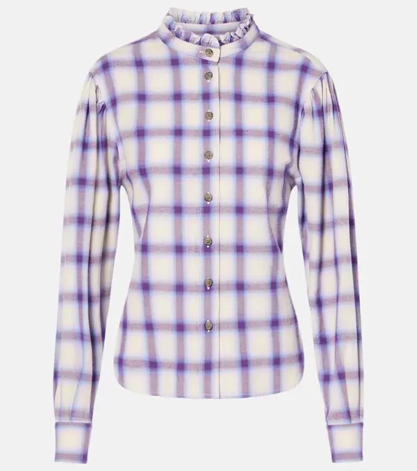 MARANT ETOILE Checked Cotton Shirt