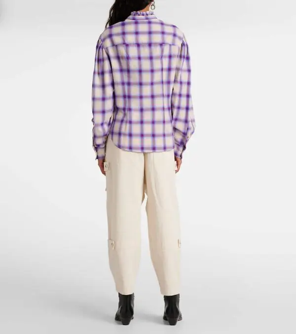 MARANT ETOILE Checked Cotton Shirt