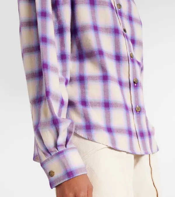 MARANT ETOILE Checked Cotton Shirt