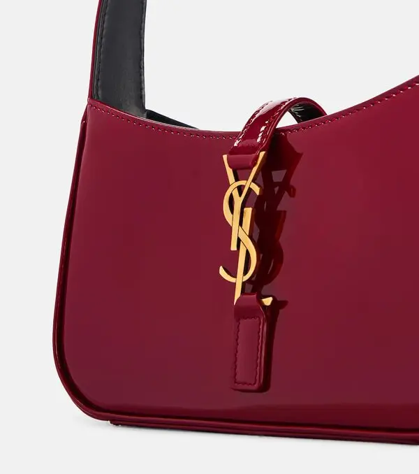 Saint Laurent Le 5 À 7 Mini Patent Leather Shoulder Bag - Red