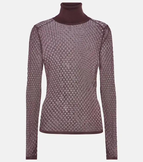 Chloé Lace Top - Burgundy