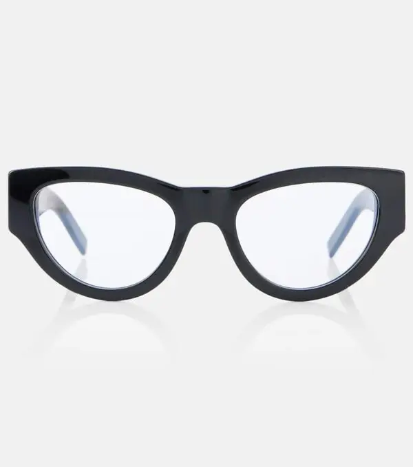 Saint Laurent Sl-m94 Cat-eye Glasses - Black