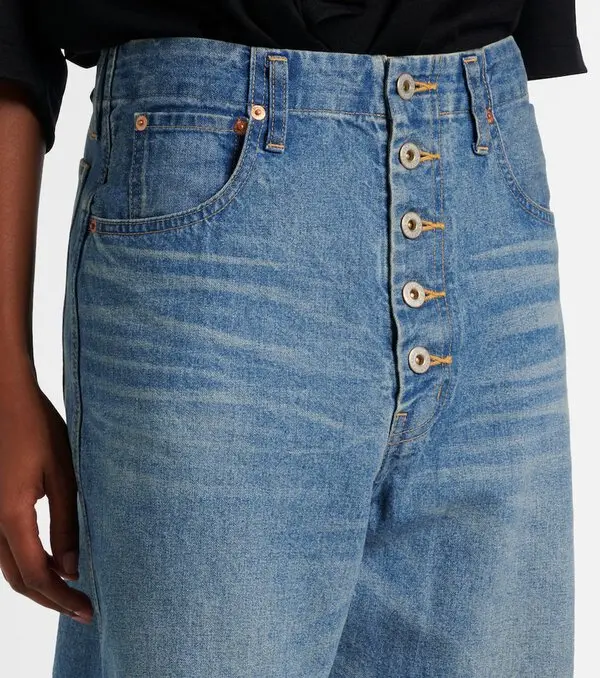 Junya Watanabe Cutout Wide-leg Jeans