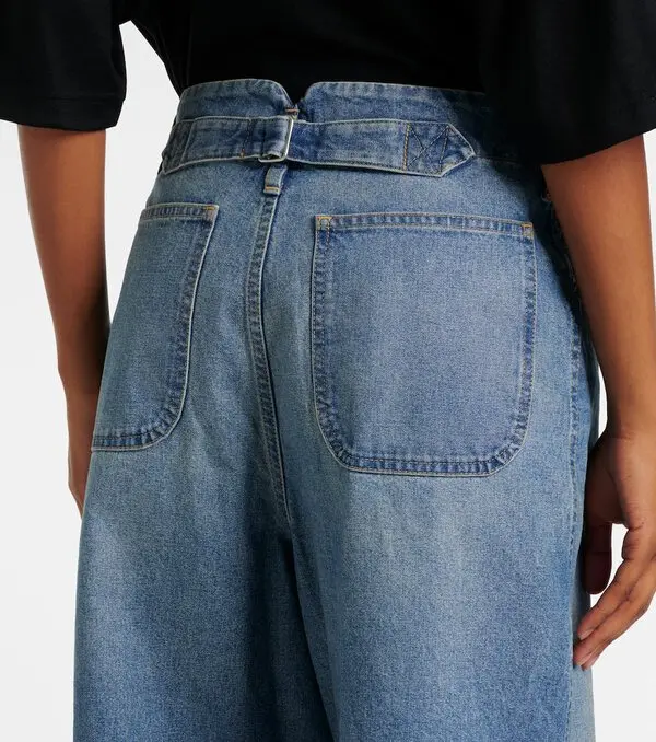 Junya Watanabe Cutout Wide-leg Jeans