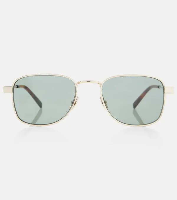 Saint Laurent Sl741 Aviator Sunglasses - Gold
