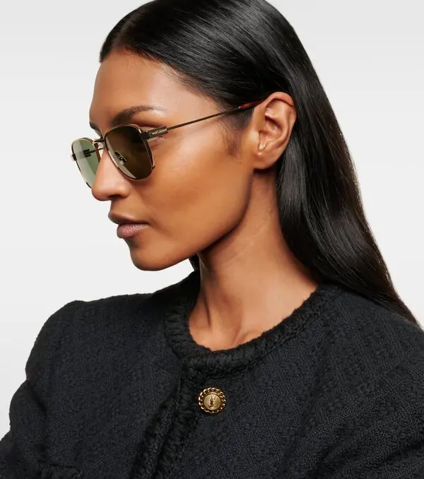 Saint Laurent Sl741 Aviator Sunglasses