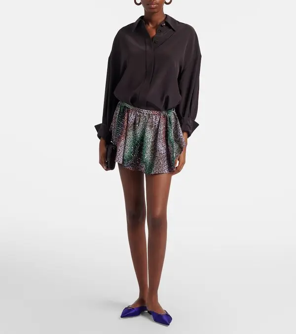 Missoni Sequined Lamé Miniskirt
