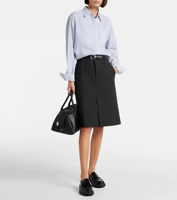 TOD'S Cotton Midi Skirt