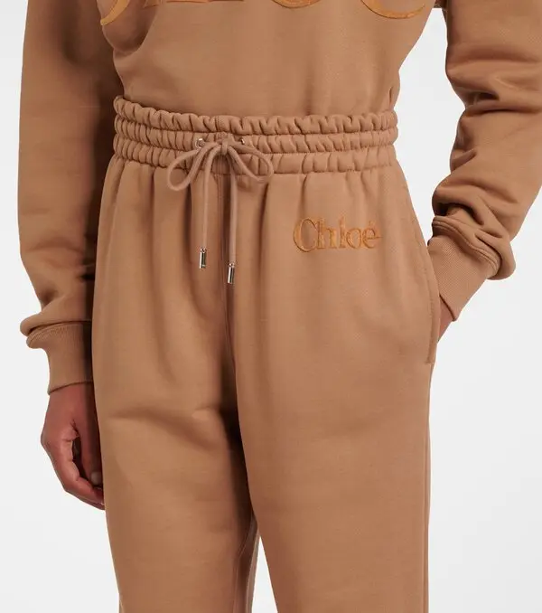 Chloé Cotton Fleece Sweatpants