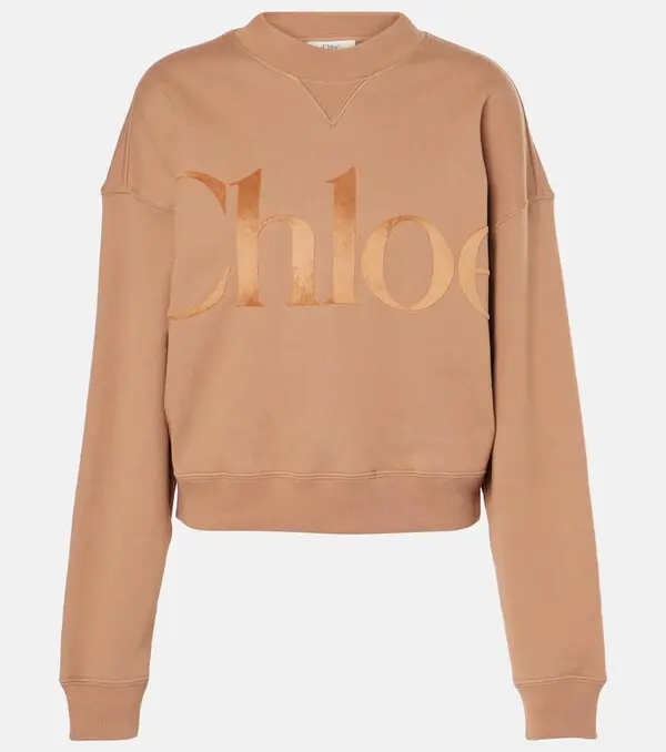 Chloé Logo Fleece Sweatshirt