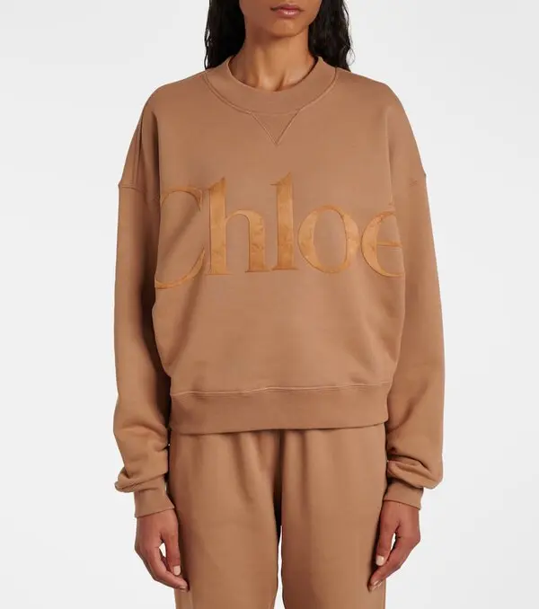 Chloé Logo Fleece Sweatshirt