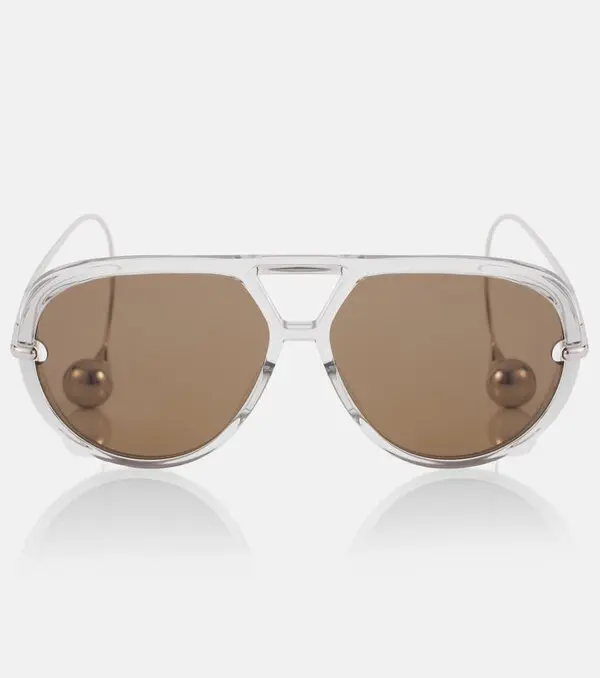 Bottega Veneta Aviator Sunglasses - Grey