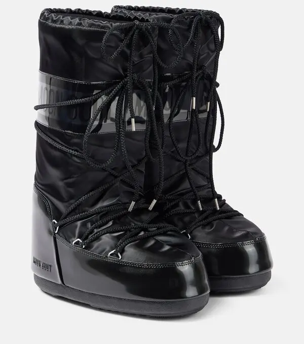 Moon Boot Icon Glance Snow Boots - Black
