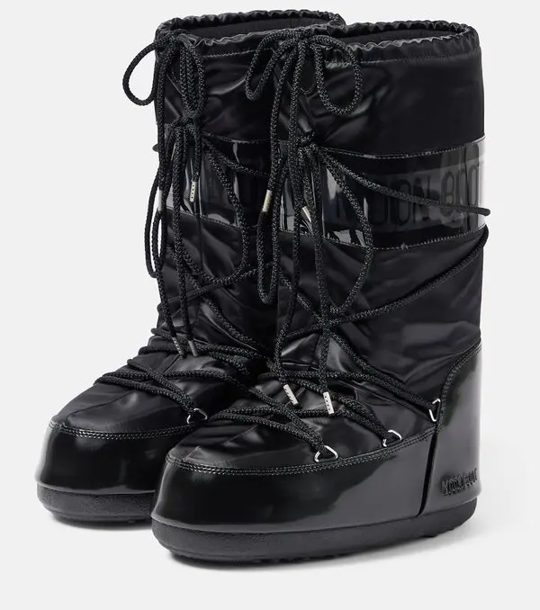 Moon Boot Icon Glance Snow Boots - Black