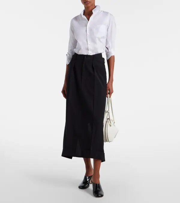 Junya Watanabe Pleated Midi Skirt