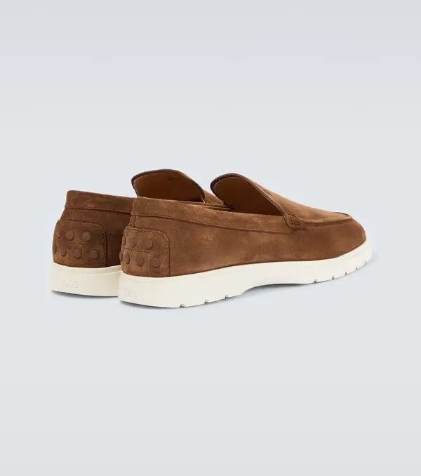 TOD'S Suede Loafers - Brown