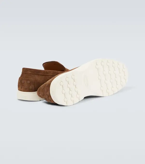 TOD'S Suede Loafers - Brown