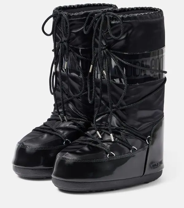 Moon Boot Icon Glance Boots - Black