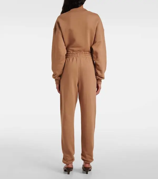 Chloé Cotton Fleece Track Pants - Pink