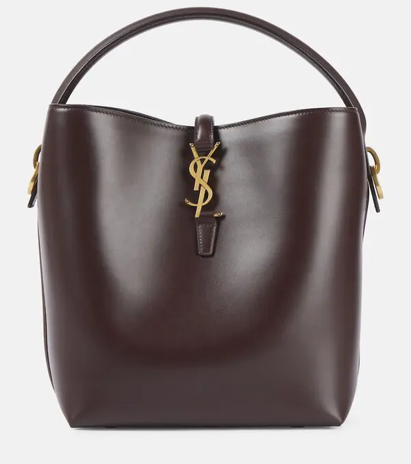 Saint Laurent Le 37 Leather Bucket Bag