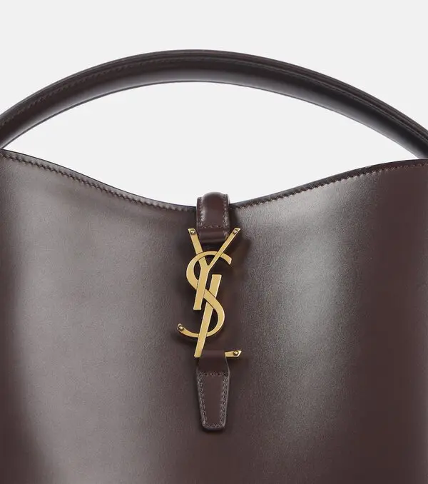 Saint Laurent Le 37 Leather Bucket Bag