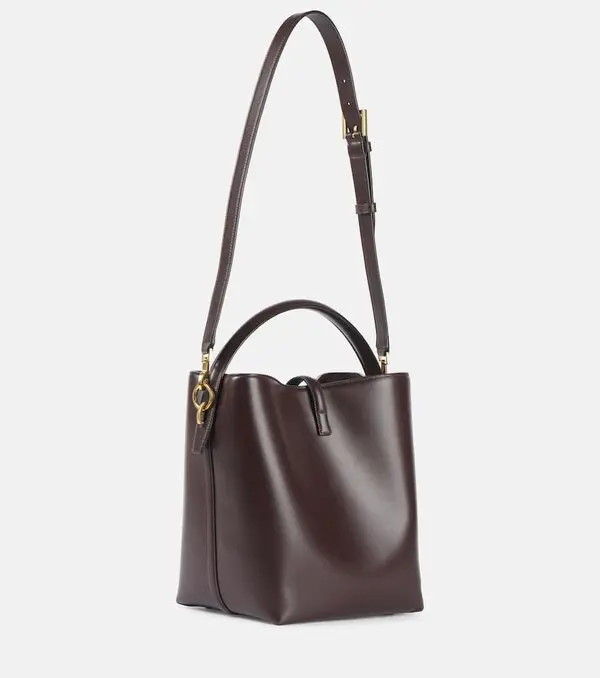 Saint Laurent Le 37 Leather Bucket Bag
