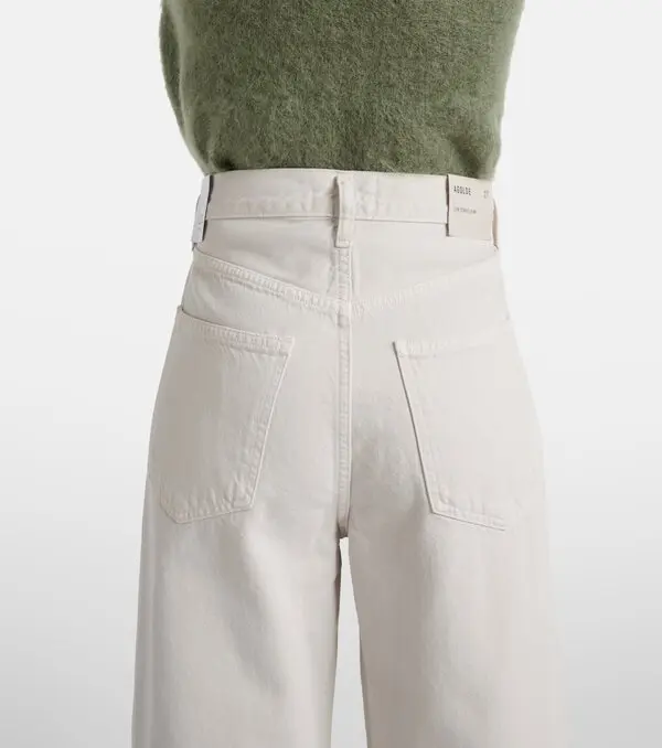 AGOLDE Low Curve Mid-rise Wide-leg Jeans