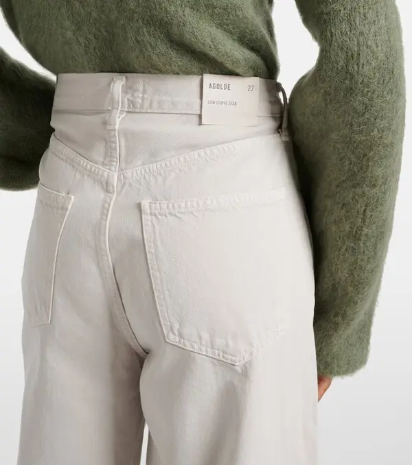 AGOLDE Low Curve Mid-rise Wide-leg Jeans