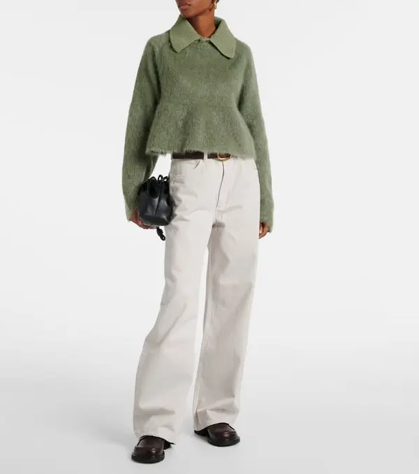 AGOLDE Low Curve Mid-rise Wide-leg Jeans