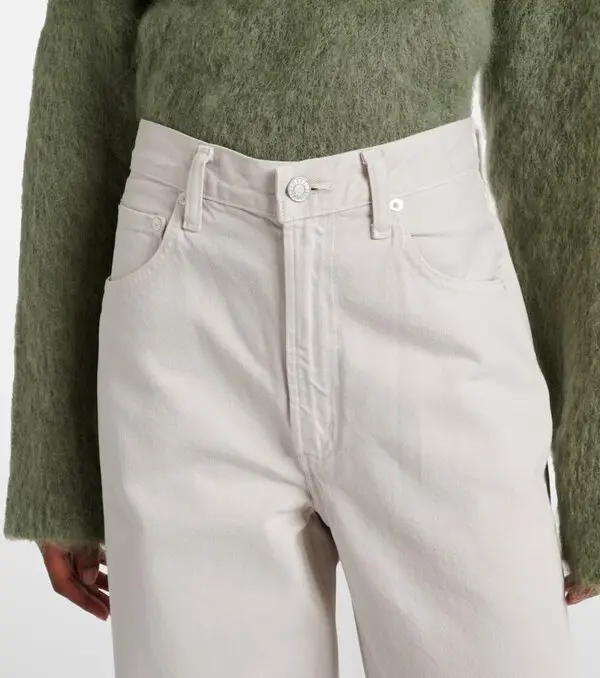 AGOLDE Low Curve Mid-rise Wide-leg Jeans