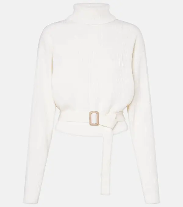 Chloé Wool-blend Sweater - White