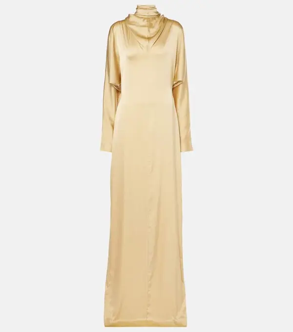 Tove Imre Silk-blend Maxi Dress - Gold
