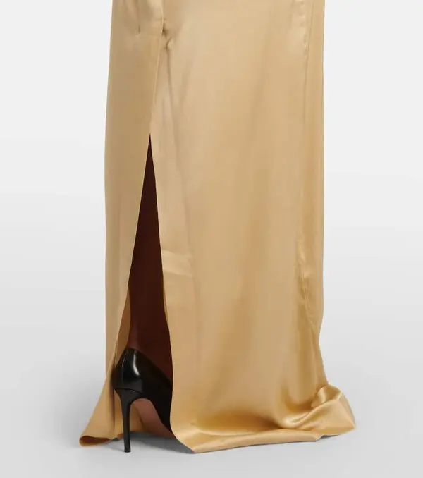Tove Imre Silk-blend Maxi Dress - Gold