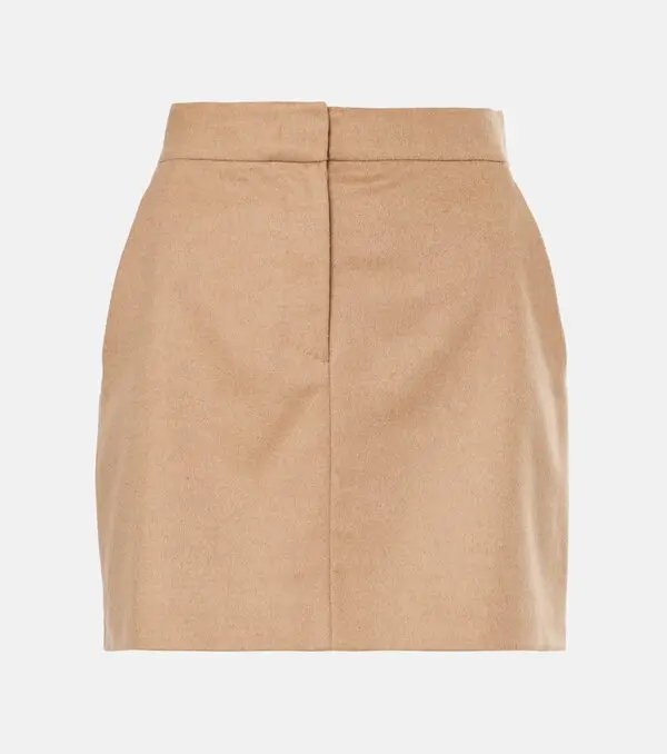 Max Mara Ancella Camel Hair Miniskirt
