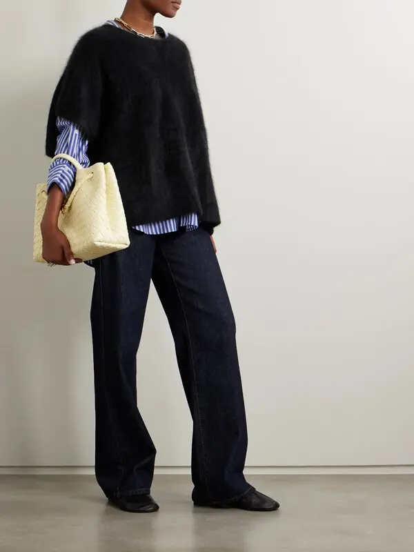 LISA YANG Fie Brushed Cashmere Top