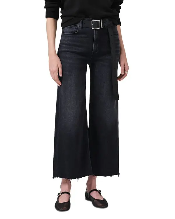 Citizens Of Humanity Lyra High-rise Wide-leg Cropped Jeans - Medallion