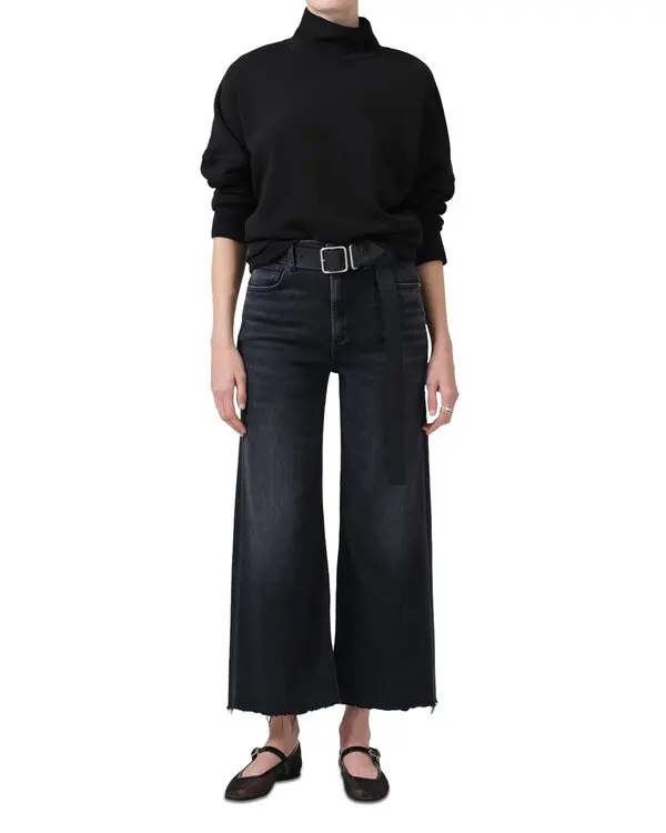 Citizens Of Humanity Lyra High-rise Wide-leg Cropped Jeans - Medallion