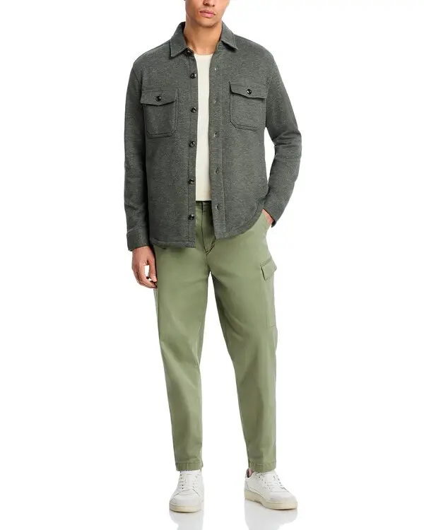 Faherty Brand Inlet Shirt Jacket - Olive Leaf Mélange